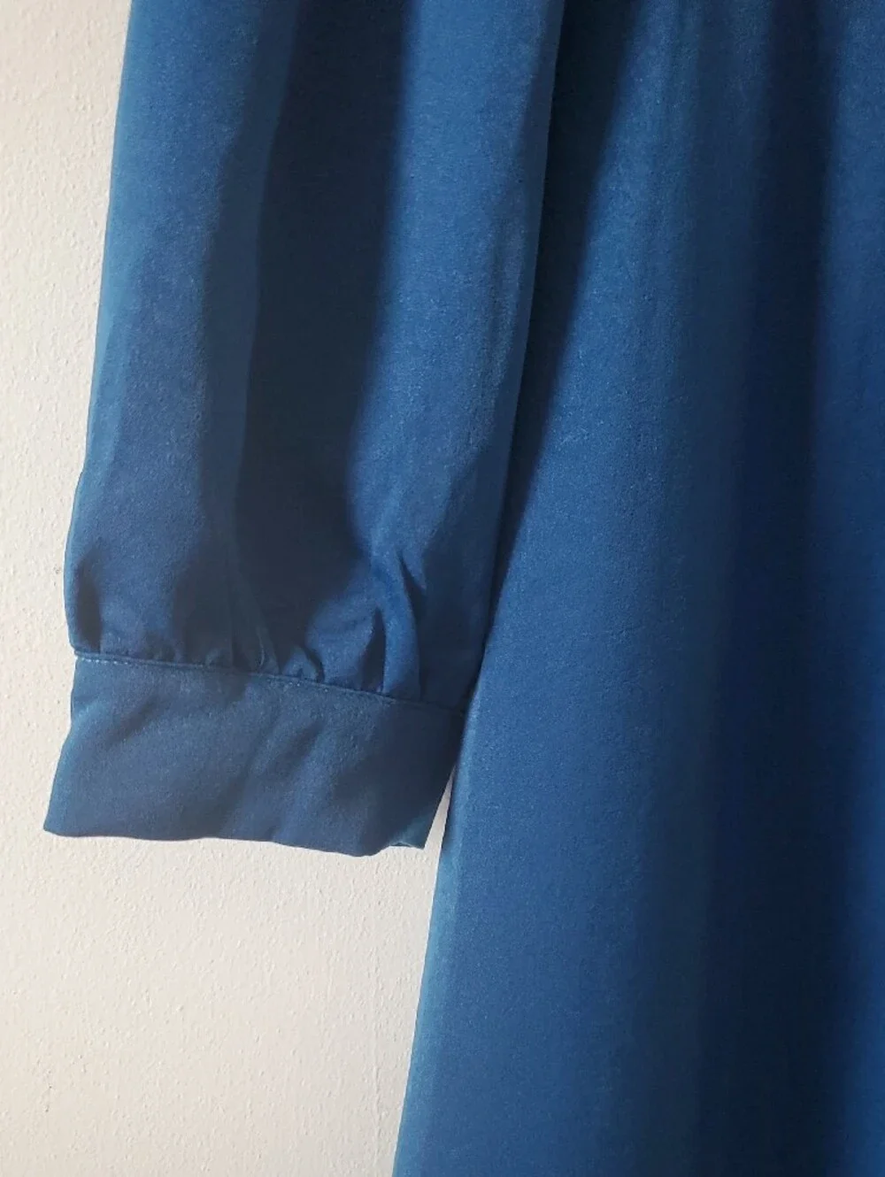 SHEIN | Dresses | Shein Blue Long Sleeve Maxi Dress | Poshmark